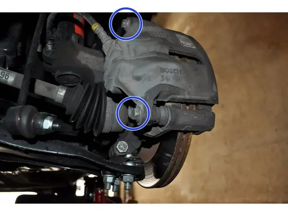 Changer les plaquettes de frein avant - C3 Pluriel